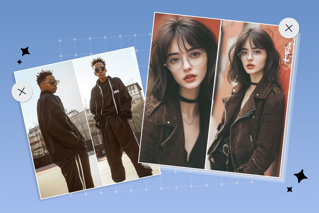 Create a Side by Side Photo Collage Online for Free | insMind