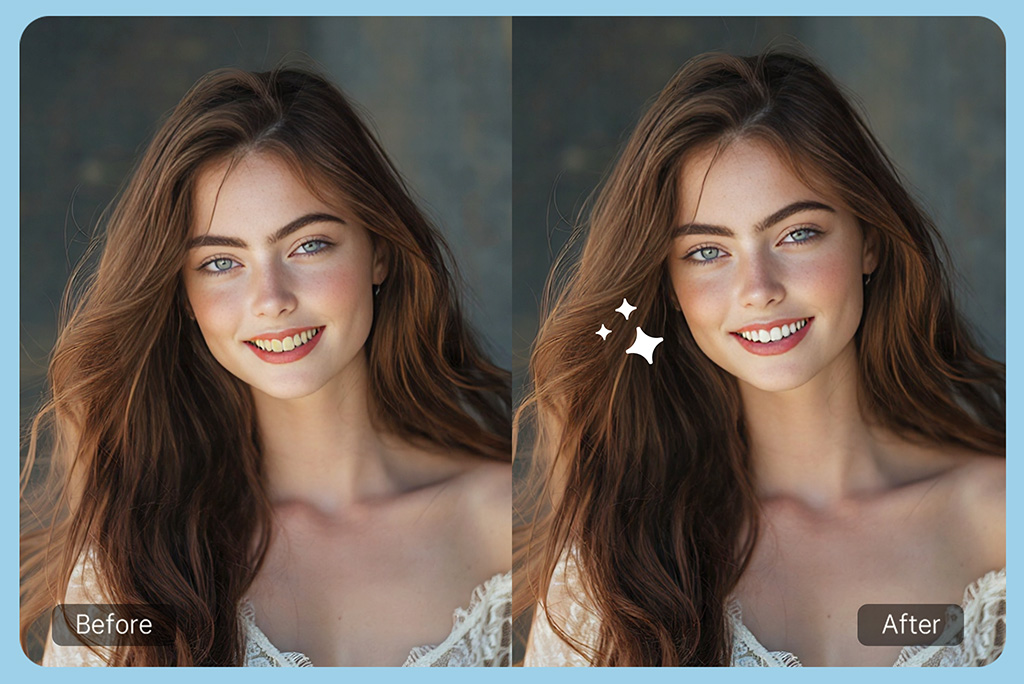 Free Online Teeth Whitening Editor: Whiten Teeth in 1 Click