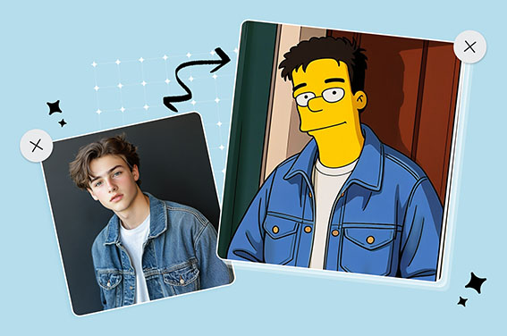 Simpsons Character Generator- Turn Photo into Simpsons | insMind