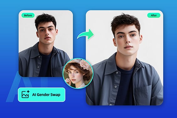 AI Gender Swap Free Online - Change Your Gender in One Click