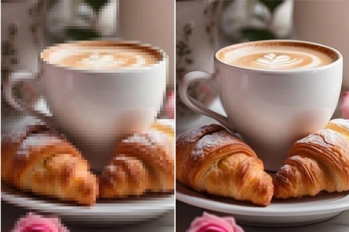 Unpixelate Image Online - Fix Pixelated Photos with AI | insMind