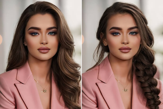 Free AI Braids Filter: Apply Braided Hair to Photos Online | insMind