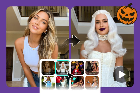 AI Halloween Video Effects & Templates - Create Spooky Videos | insMind