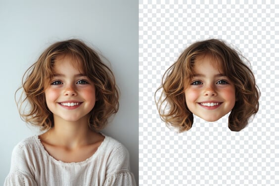AI Gesicht Ausschneiden Online Kostenlos: Großkopf-Ausschneidungen | insMind