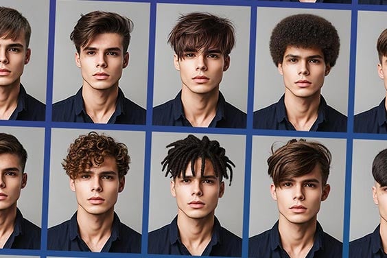 AI Hairstyle Simulator for Men: Try Haircuts Online | insMind