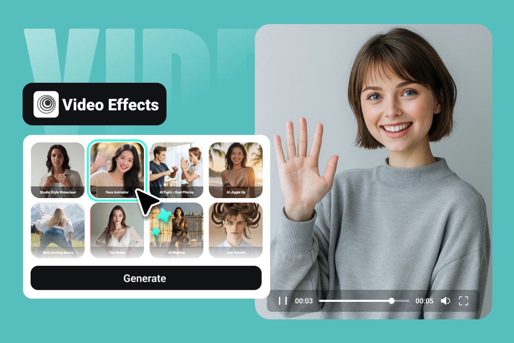 AI Video Effects: Free AI Video Templates & Filters Online | insMind